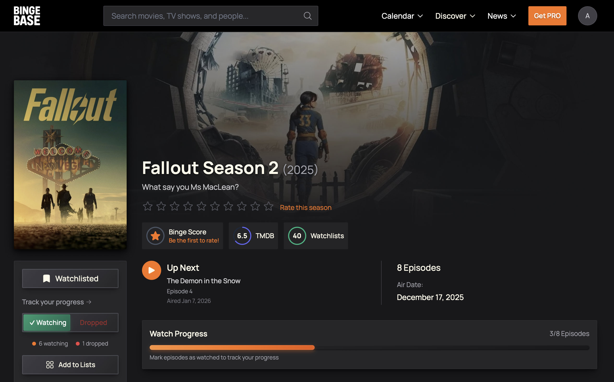 Track Your Progress on Any TV Show - Bingebase Guide